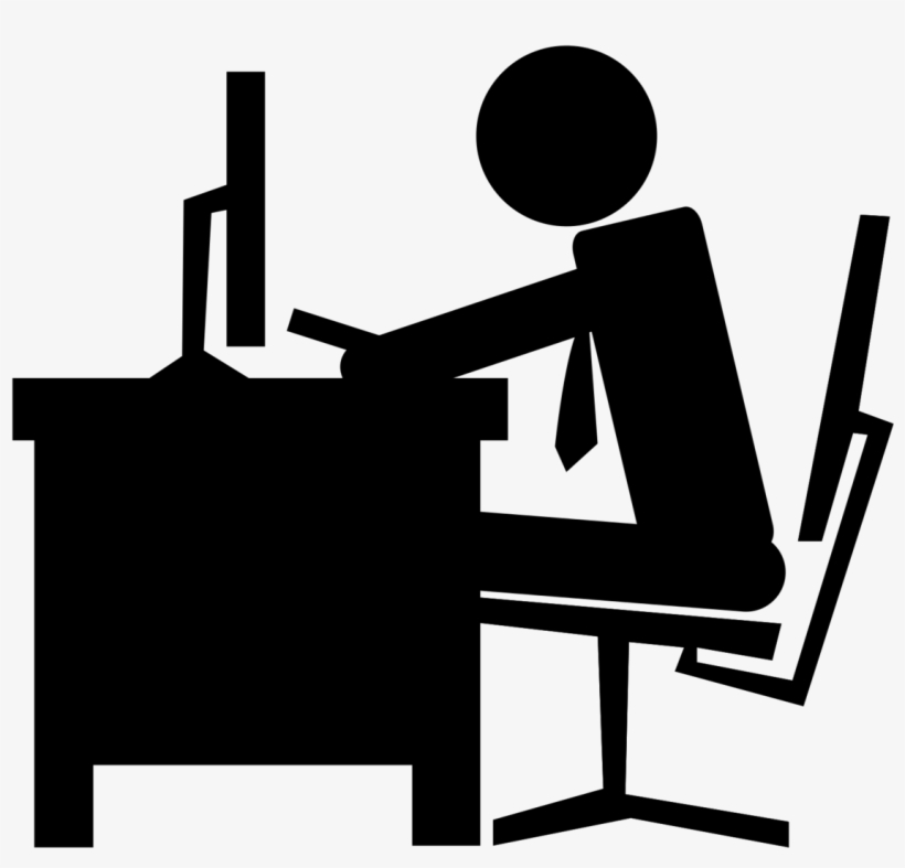 Office Vector Workers Working - Test Your Posture Infographic ...