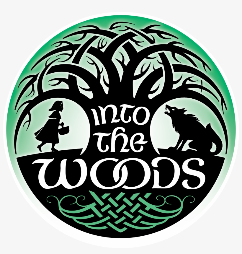 A Drawing Of Little Red Riding Hood And A Wolf On Either - Emblem ...