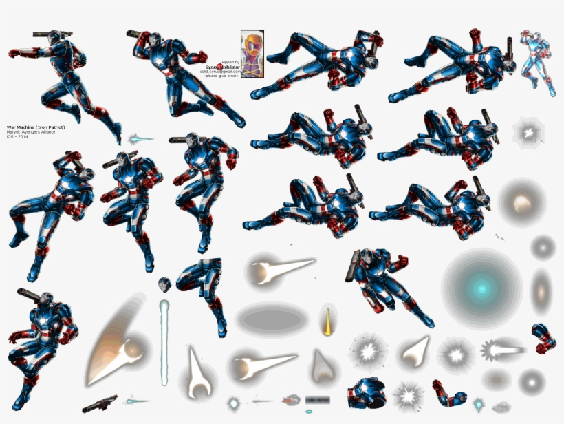 Click For Full Sized Image War Machine - Marvel Avengers Alliance Iron ...