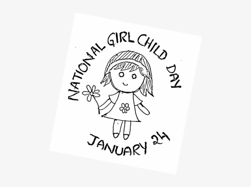 National Girl Child Day - Beti Bachao Beti Padhao Sketch Transparent ...