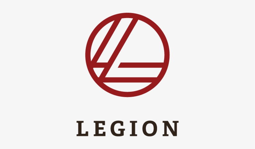 Legion Primary Logo Crimson-charcoal On Transparent - Legion Logistics ...