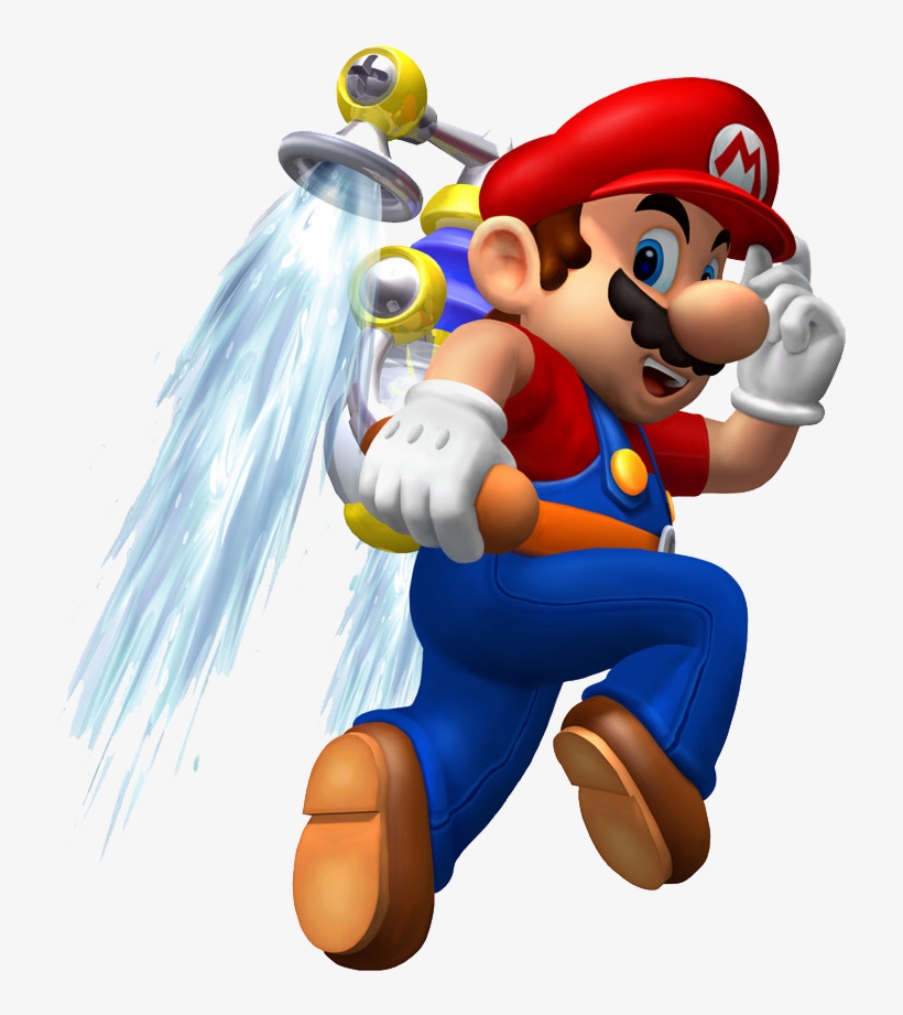 Mario Png - Super Mario Sunshine Mario Transparent PNG - 784x905 - Free ...