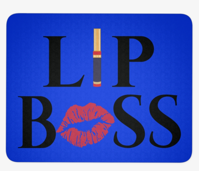 Lipsense Lip Boss White/blue - Graphic Design Transparent PNG ...