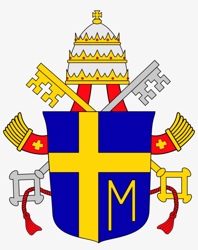 John Paul Ii Coat Of Arms - Pope John Paul Ii Papal Crest Transparent ...