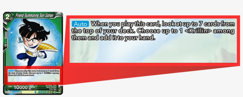 Bt1-061 - Dragon Ball Collectible Card Game Transparent PNG - 900x319 - Free Download on NicePNG