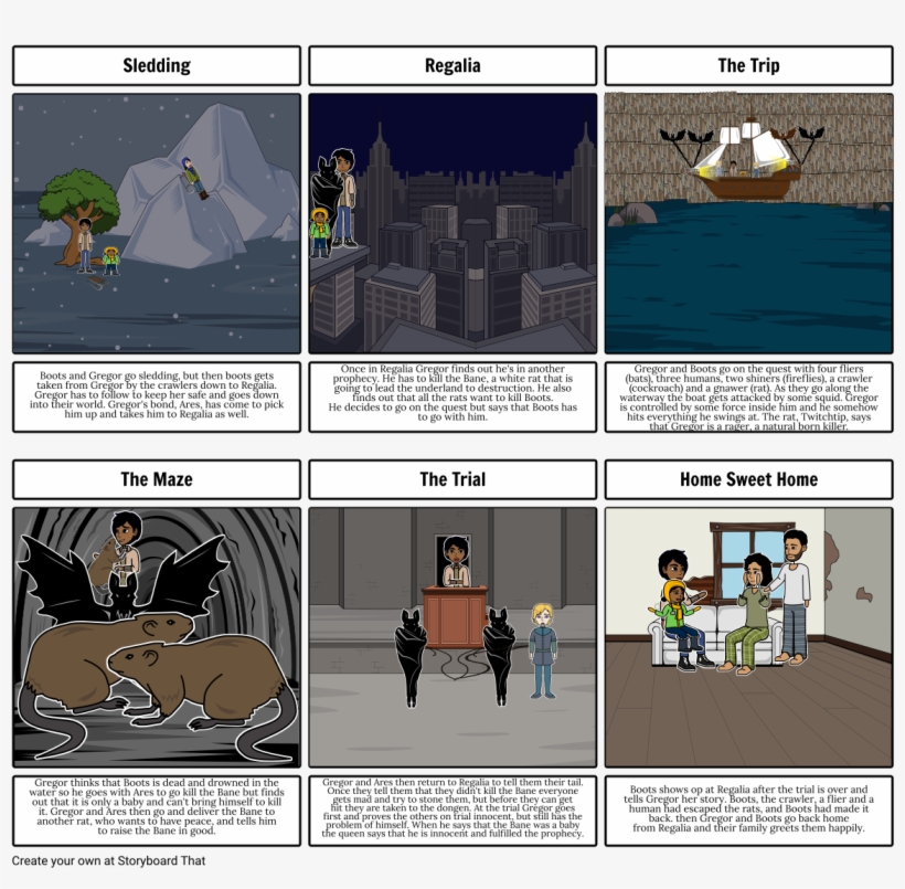 Gregor And The Prophecy Of Bane - Cartoon Transparent PNG - 1164x1086 ...