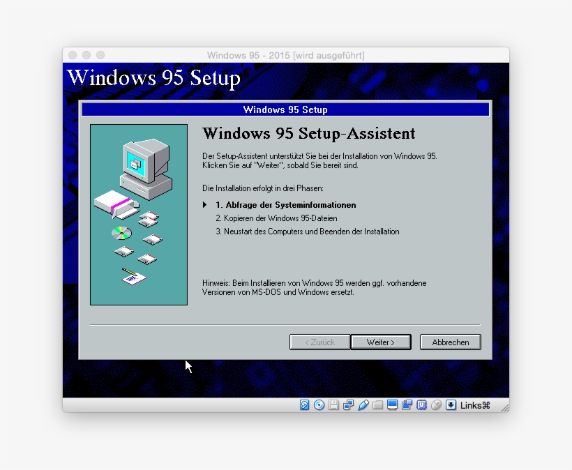 Windows 95 Setup - Windows 95 Install Wizard Transparent PNG - 724x607 ...