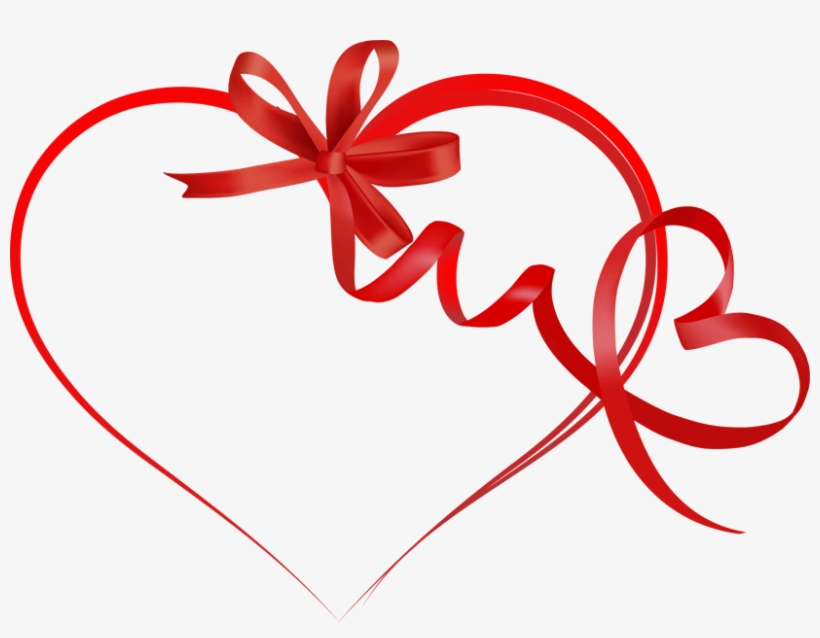 Ribbon - Heart Shaped Ribbon Png Transparent PNG - 822x600 - Free ...