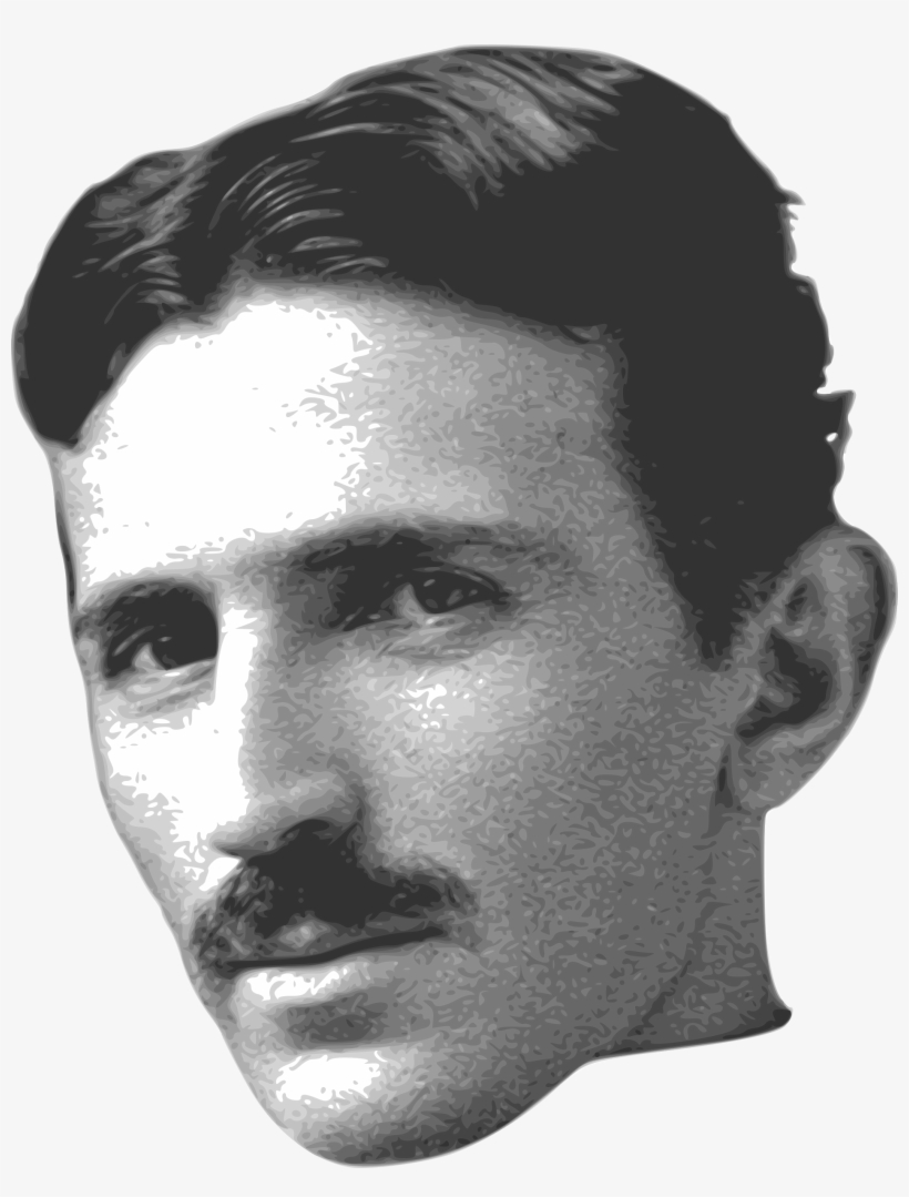 Nikola Tesla Face - Nikola Tesla Transparent PNG - 1894x2400 - Free ...