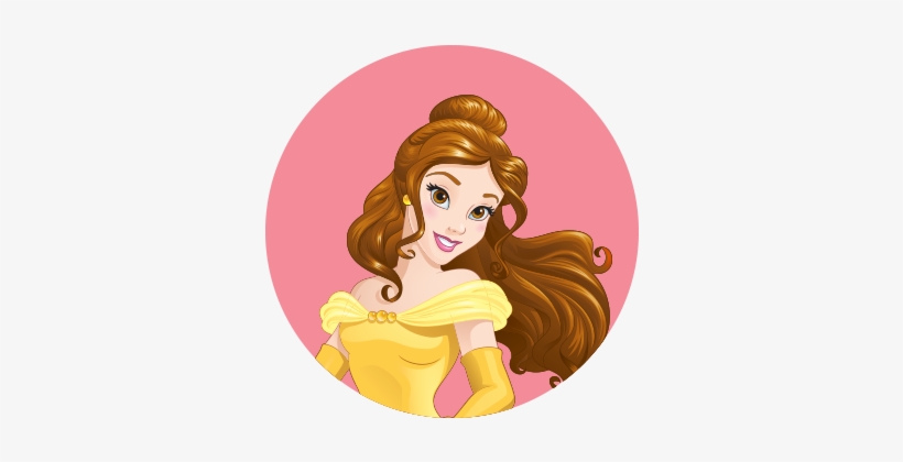Disney Princess Belle Png - Disney Princess Belle Circle Transparent ...