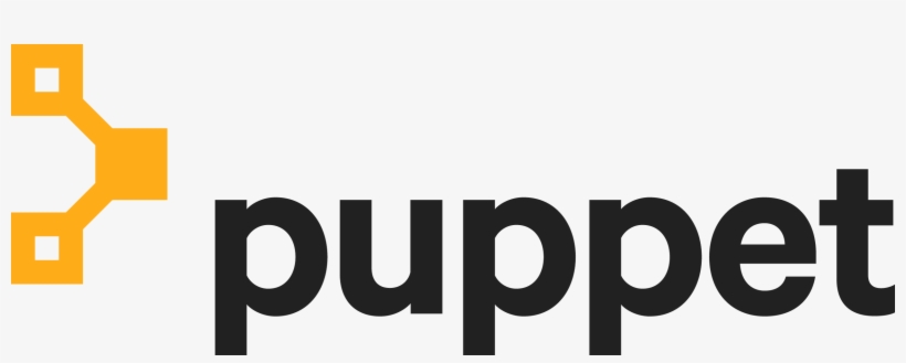 Puppet Logo Amber Black Lg - Puppet Configuration Management ...