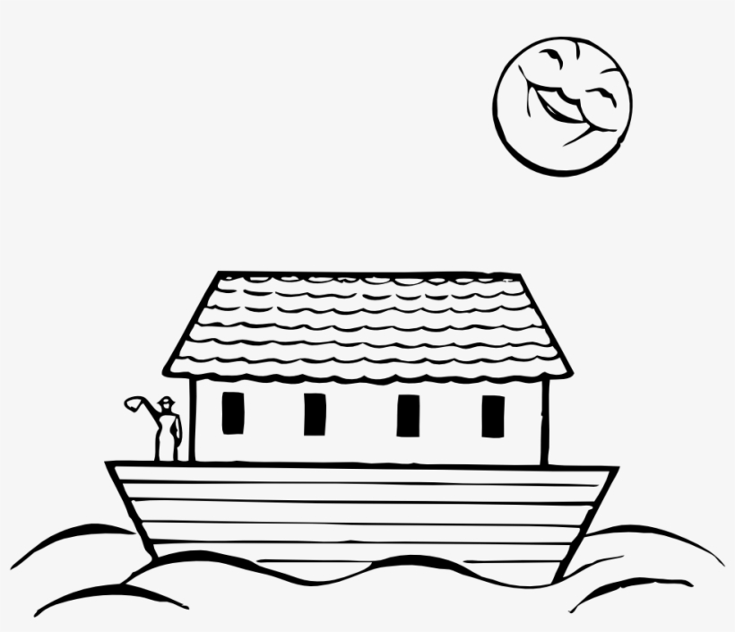 Noah Ark Clipart - Noah's Ark Drawing Easy Transparent PNG - 1000x840 ...