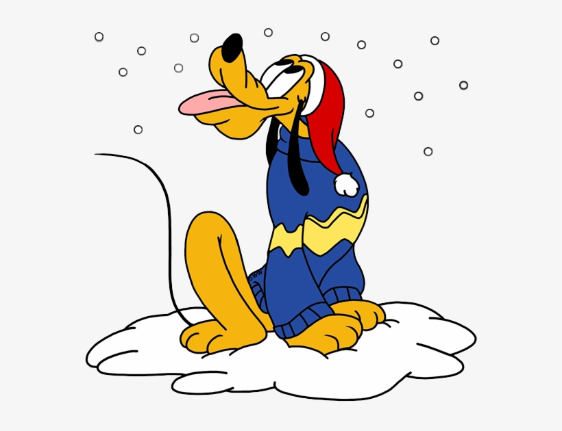 Mickey Mouse Christmas Clip Art - Pluto Christmas Transparent PNG ...