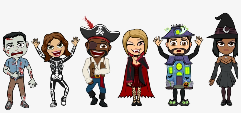 Snapchat Filters Clipart Halloween Dog - Bitmoji Halloween Transparent ...