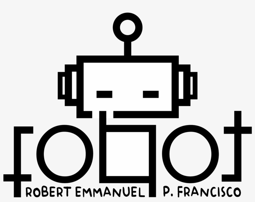 Robot Ambigram Logo Design - Robot Transparent PNG - 1600x1206 - Free ...