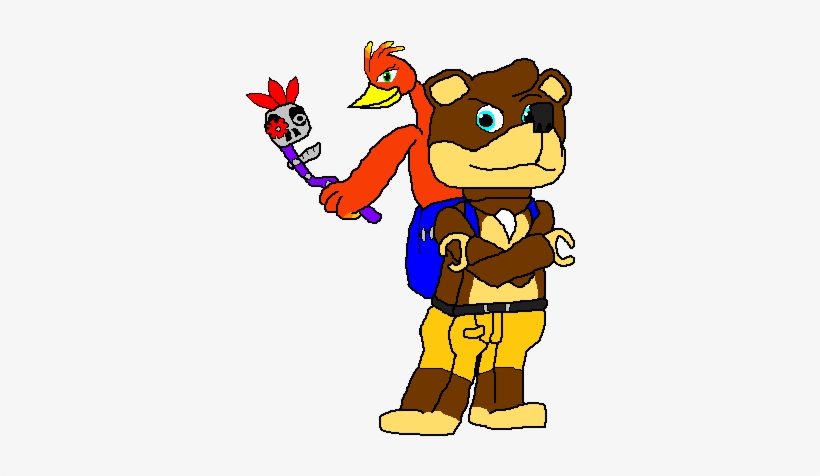 Lego Banjo And Kazooie - Cartoon Transparent PNG - 350x410 - Free ...