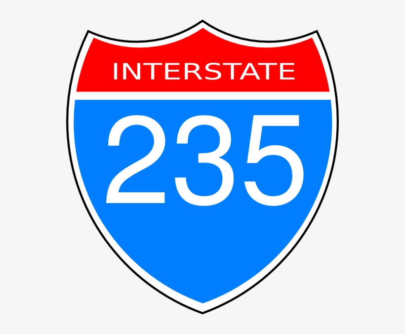 How To Set Use Interstate 235 Road Sign Clipart Transparent PNG ...