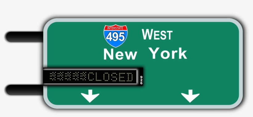 This Free Icons Png Design Of Interstate 495 Transparent PNG - 2400x998 ...