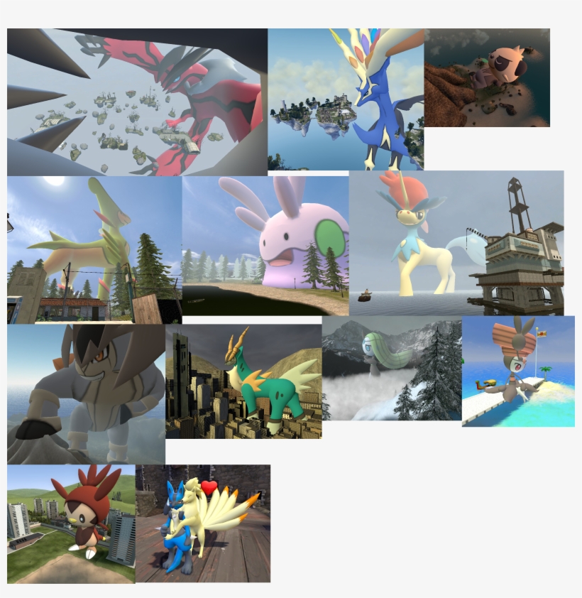 Pokémon Go Garry's Mod Collage Leisure - Xerneas Macro Transparent PNG ...