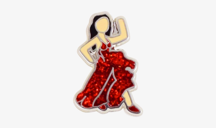 Red Dress Dancer Emoji Pin - Emoji Transparent PNG - 480x480 - Free ...
