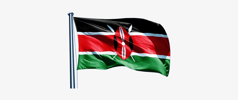 Kenya-flag - Kenya Flag On Pole Transparent PNG - 400x300 - Free ...