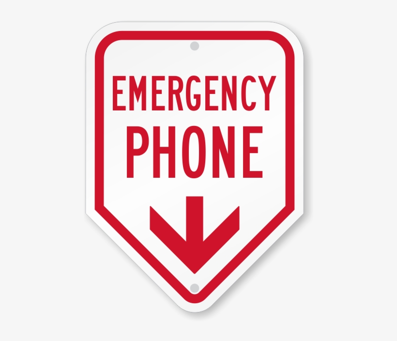 Emergency Telephone Sign - Must Have Iphone 7 Accessories Transparent ...