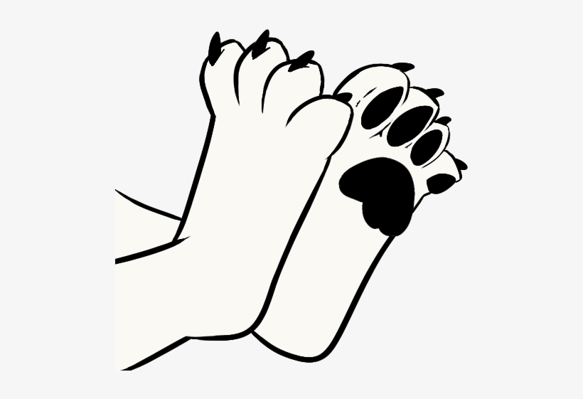 Paws - Wolf Foot Paws Shy Transparent PNG - 500x500 - Free Download on ...