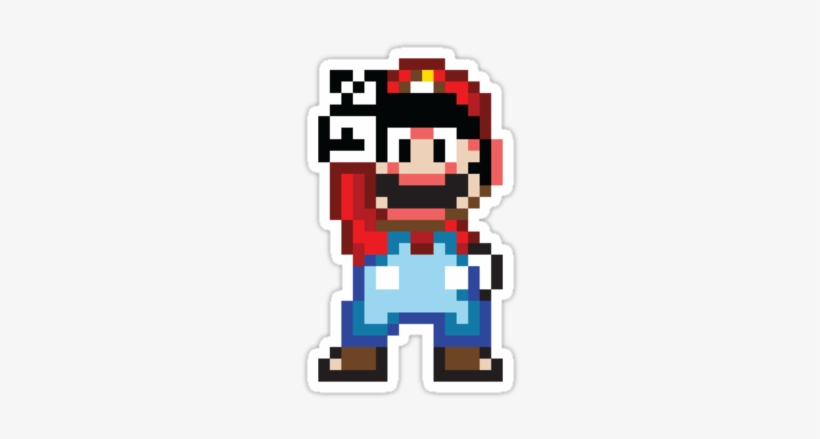 Mario Sticker - Super Mario World Mario Pixel Transparent PNG - 375x375 ...