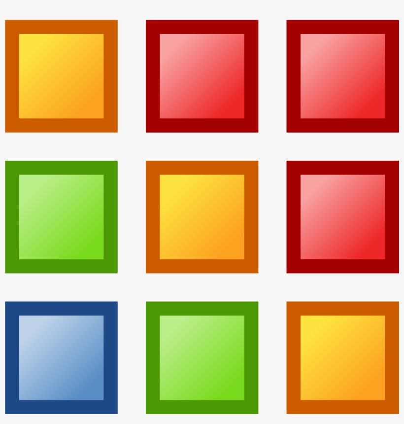 Download Squares Clipart Colored - Colors Icons - HD Transparent PNG ...