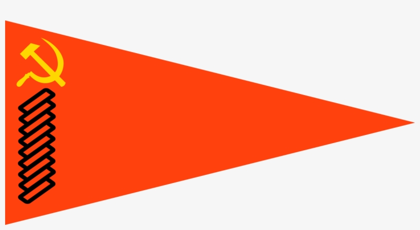 Flag Of Communist Yarphei - Triangle Arrow Vector Transparent PNG ...