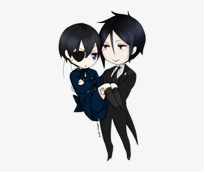 5 - Chibi Black Butler Transparent PNG - 500x667 - Free Download on NicePNG