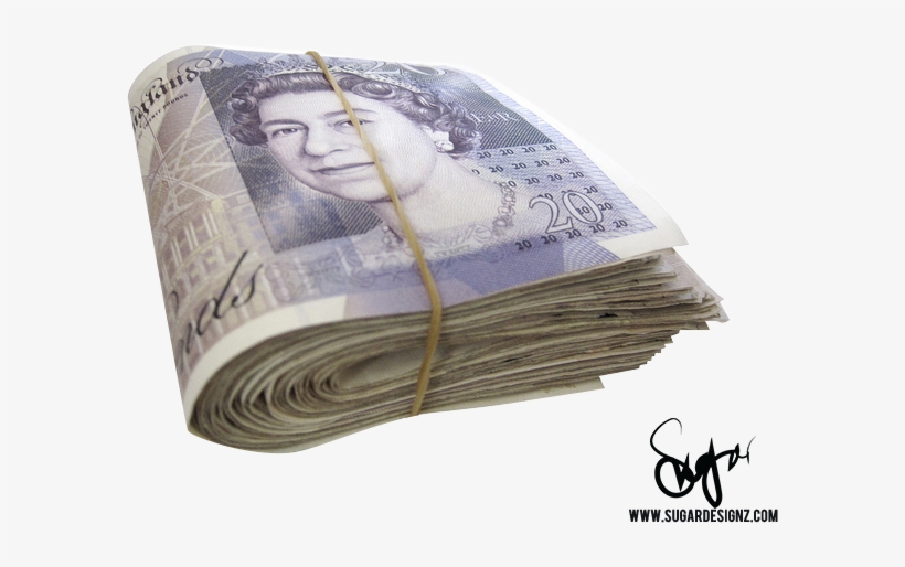 Download Share This Image - 300 Pounds In Cash - HD Transparent PNG ...