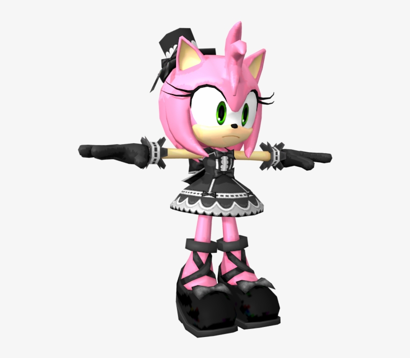 Gothic Amy Runners - Amy Rose Transparent PNG - 750x650 - Free Download ...