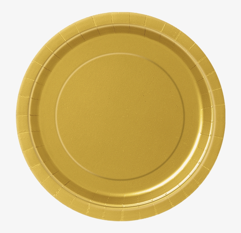 Paper Party Plates - Gold 9" Paper Luncheon Plates (8 Pack) - Party ...
