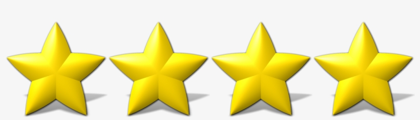Sentiment Based Movie Rating System - 4 Out Of 4 Stars Transparent PNG ...