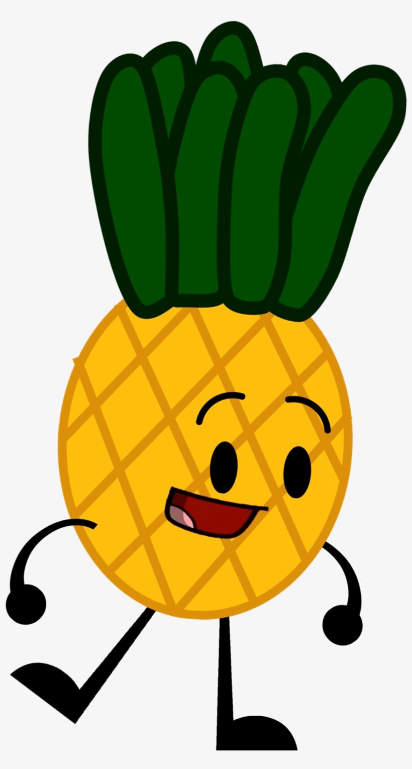 Pineapple Clipart Object - Bfdi Pineapple Transparent PNG - 928x1582 ...
