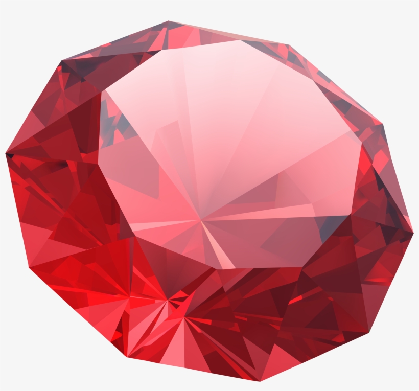 Download Red Diamond Png Clipart Image - Transparent Background Ruby ...