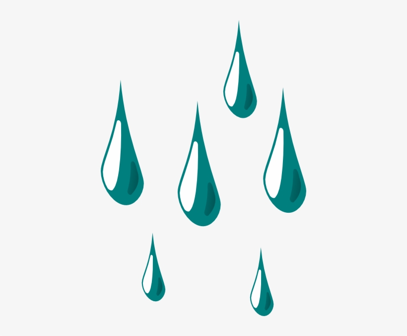 Rain Drops Clip Art At Clker - Rain Drops Clipart Png Transparent PNG ...