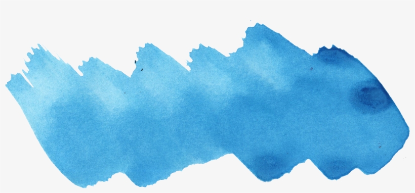 Png File Size - Blue Watercolor Stain Png Transparent PNG - 1024x428 ...