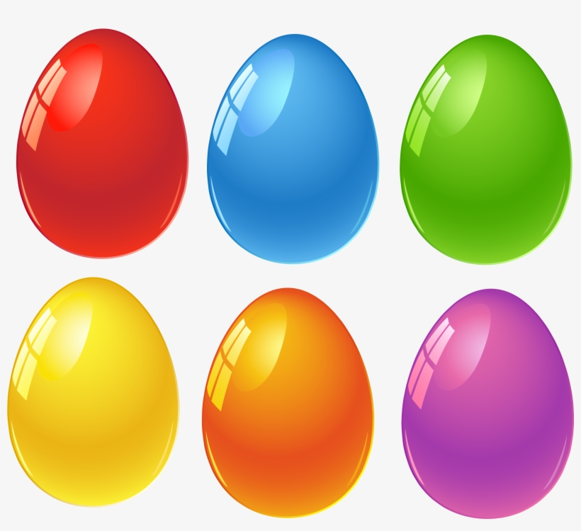 Easter Eggs Png - Colored Easter Eggs Clip Art Transparent PNG ...