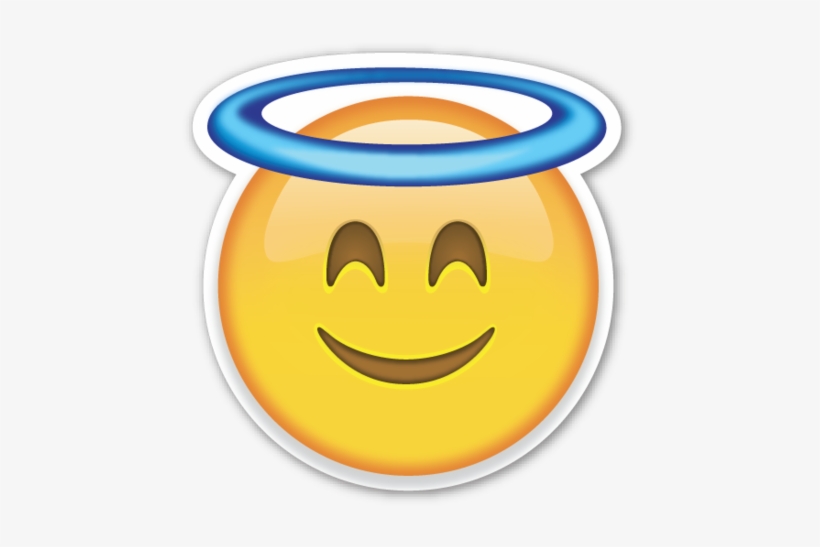 43 Images About Bruh On We Heart It - Smiling Face With Halo Emoticon Emoji Beach Pool Bath ...