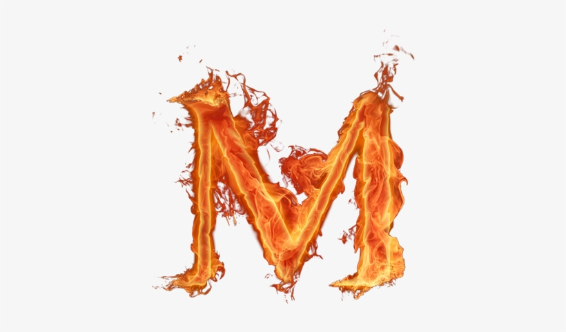 Fire Alphabet Png Letras De Fuego Abecedario Clipart Large Size Png