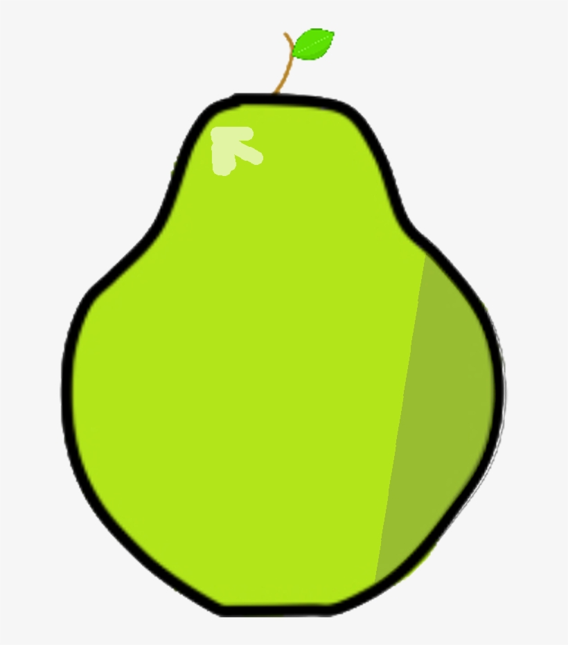 Pear-body - Bfdi Pear Transparent PNG - 1200x900 - Free Download on NicePNG