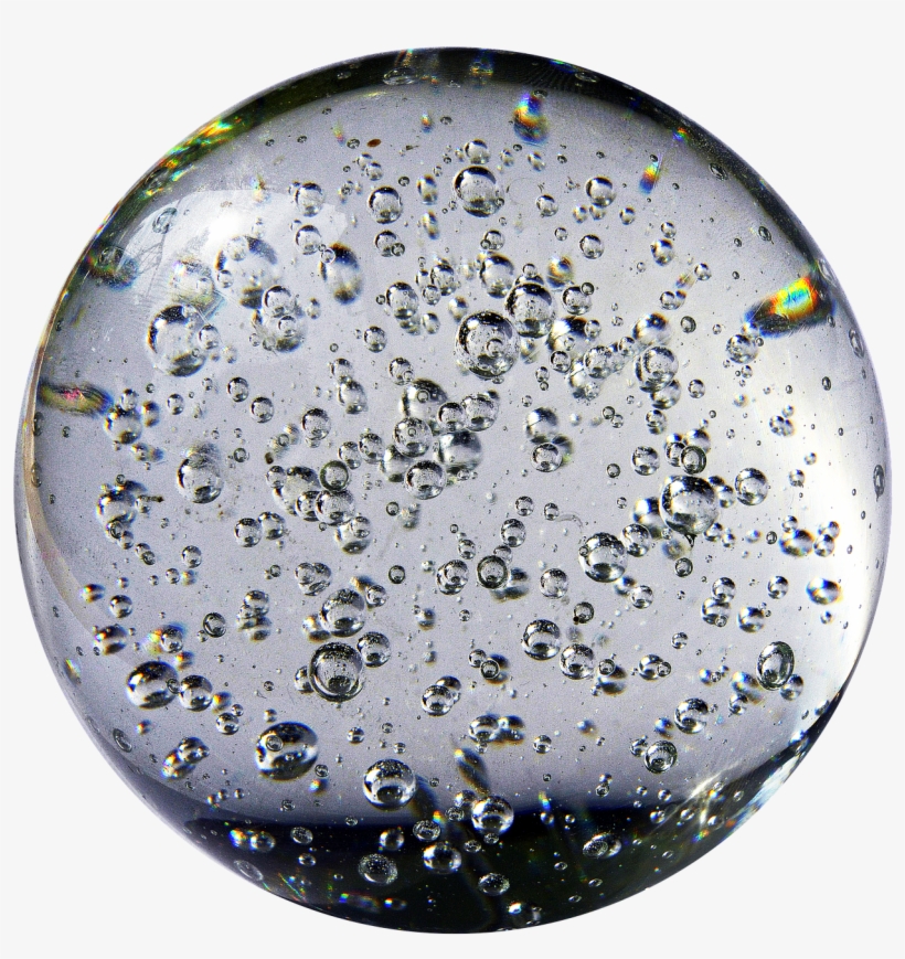 Glass Ball Blow Air Bubbles - Crystal Ball With Air Bubbles Transparent ...
