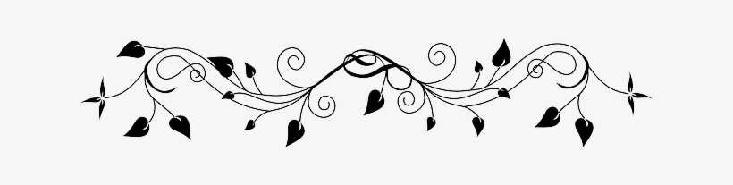 Leaf Border Black And White