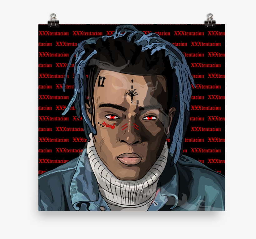Image Of Xxxtentacion Poster - Xxxtentacion Transparent PNG - 1000x1000 ...