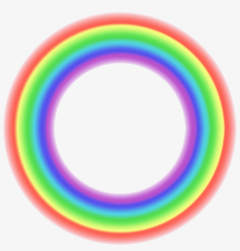 Rainbow Ring Circle Shape Png Effects - Kazuaki Tanahashi Transparent ...