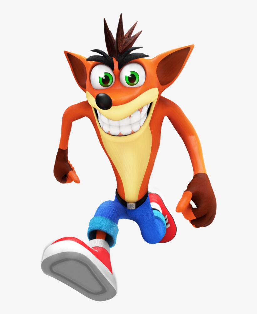 Crash Bandicoot - Crash Bandicoot Render Transparent PNG - 1024x1024 ...