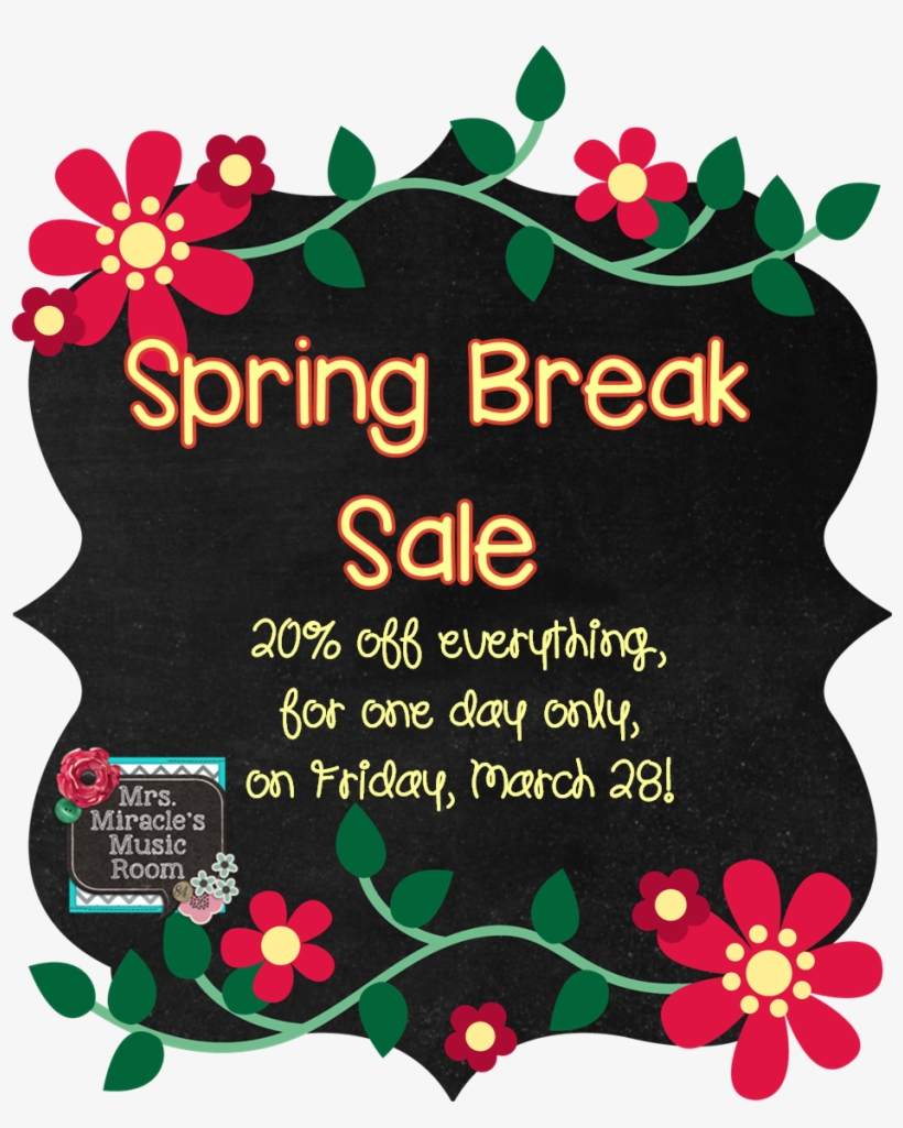 Spring Break Clip Art 2 Image - Design Transparent PNG - 1277x1127 ...