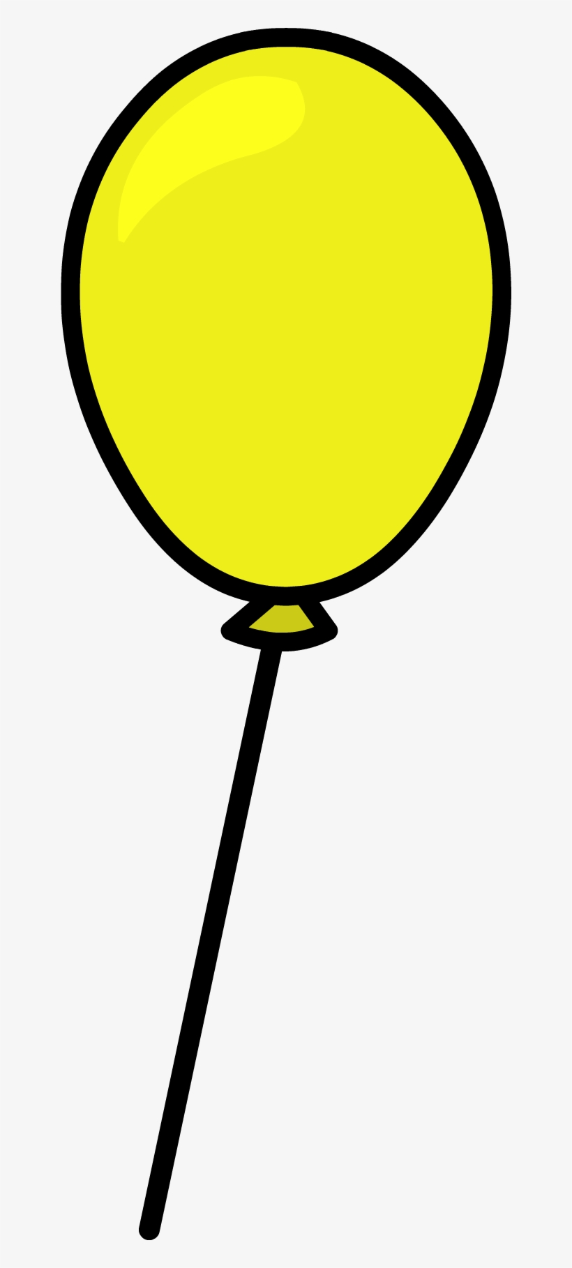 Yellow Balloon Sprite 003 - ミジンコ Transparent PNG - 646x1738 - Free ...